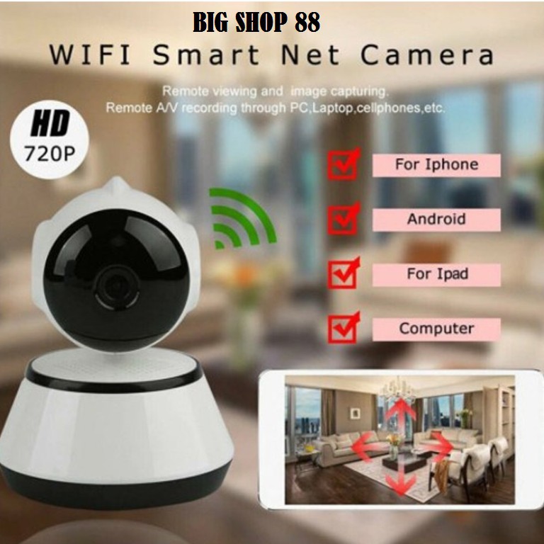 Jual CCTV IP CAM CAMERA WIFI ORIGINAL BISA PANTAU JARAK JAUH MONITOR ...