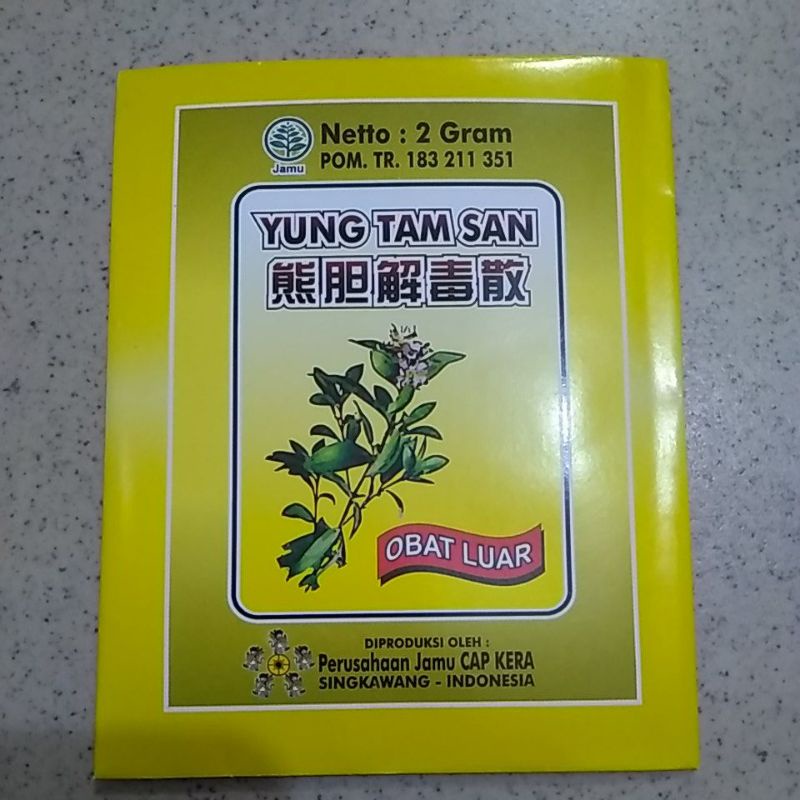 Jual Yung Tam San Serbuk Gatal Sachet 2 gram / Obat gatal kurap kudis ...