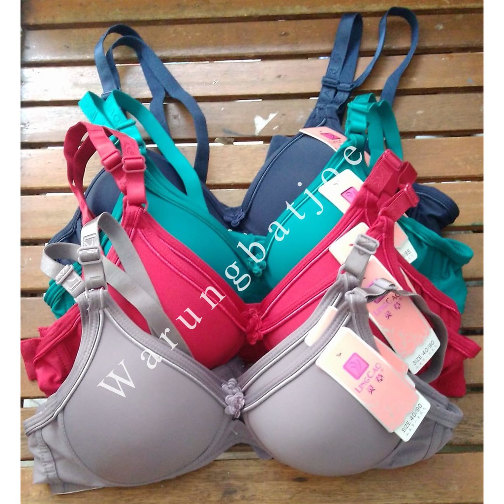 Jual BRA BH Wanita LINGCAO Tanpa Kawat Original | Shopee Indonesia