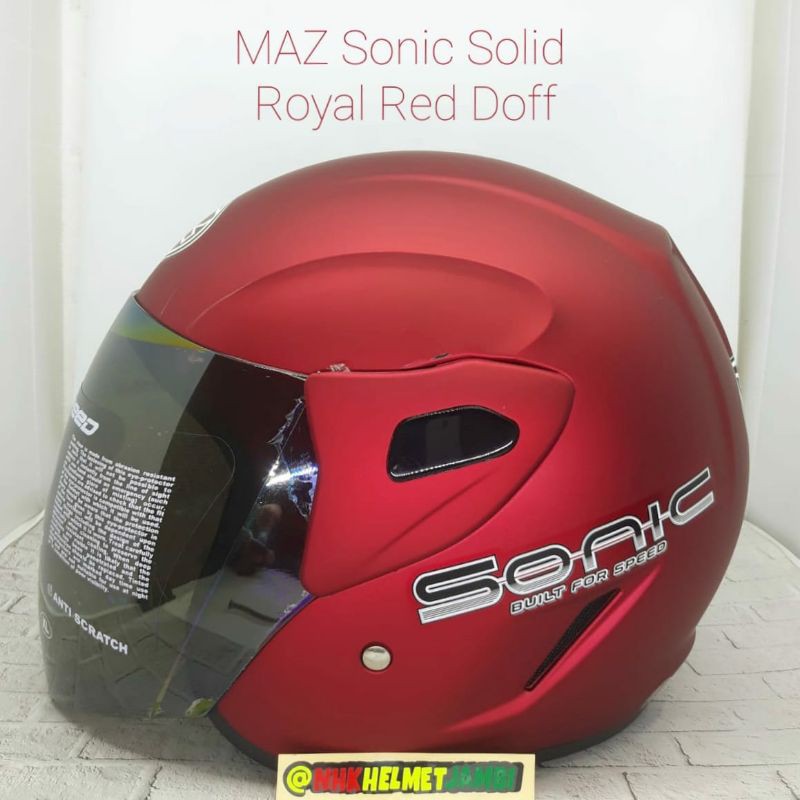 Jual Helm Maz Sonic Solid | Shopee Indonesia