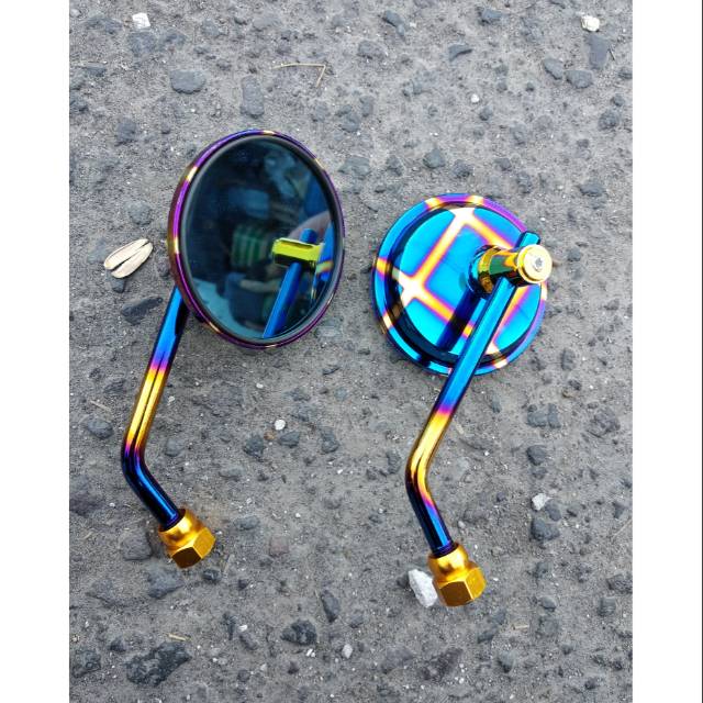 Jual Spion blue xx spion variasi honda dan yamaha spion motor beat mio ...