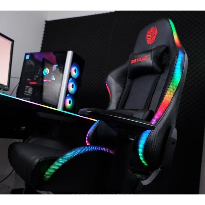 Jual Kursi Gaming Rexus RGC103 RGB - Kursi Rexus RGC 103 RGB - Kursi ...