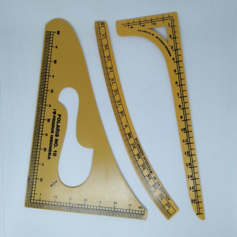 Jual Penggaris Pola Kecil Polaris | Shopee Indonesia