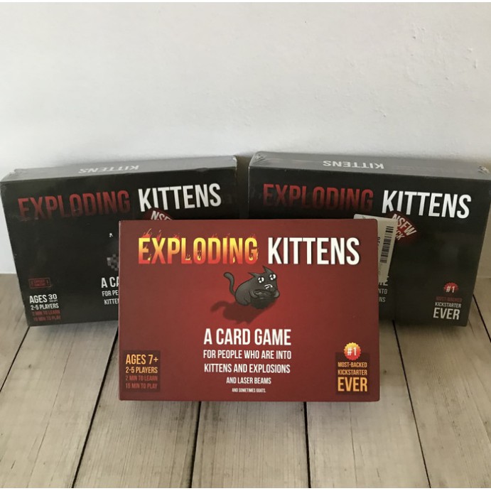 Jual (VIP) Exploding Kittens Exploding Kitten Board Game NSFW original ...