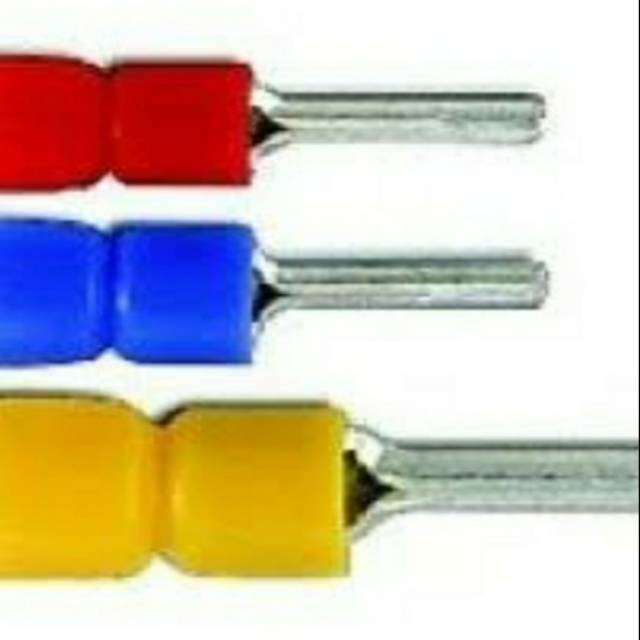 Jual Skun Pin Tusuk PTV 1.25-12 Insulated Pin Terminal @100pcs/pack ...