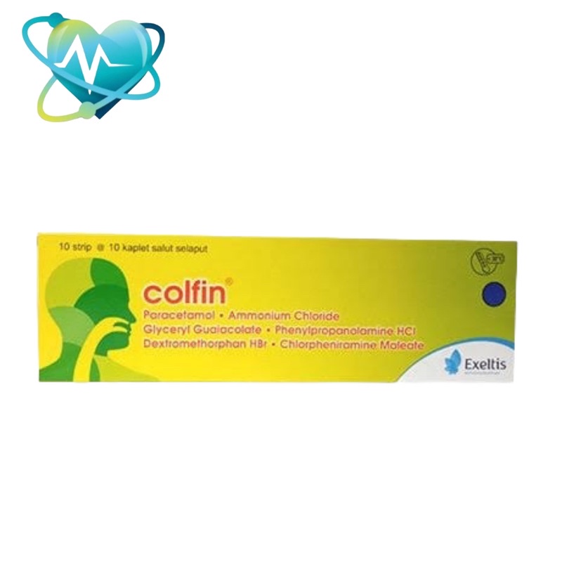 Jual COLFIN TABLET 100Capsul 1BOX OBAT BATUK PILEK PANAS | Shopee Indonesia