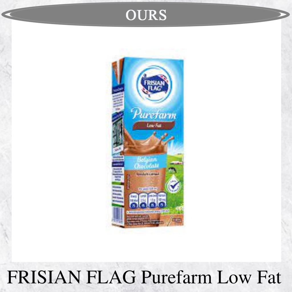 Jual FRISIAN FLAG Purefarm Low Fat Susu UHT Chocolate 225 ml OURSHOPNOW | Shopee Indonesia