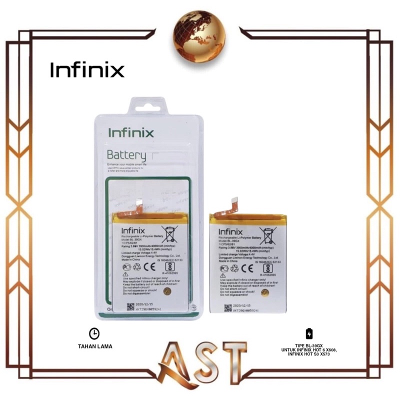 Jual Baterai infinix BL-39LX Bat Smart 4 / S5 / S5 Lite BL39LX Batre ...