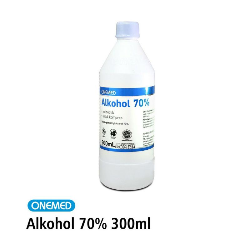 Jual ALKOHOL MEDIS 70% 300 Ml ONEMED. | Shopee Indonesia