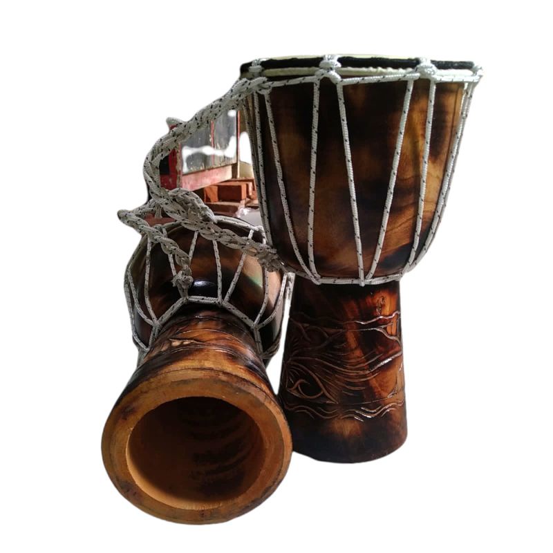 Jual alat musik jimbe/gendang/ dengan tampilan yang elegan dan ...