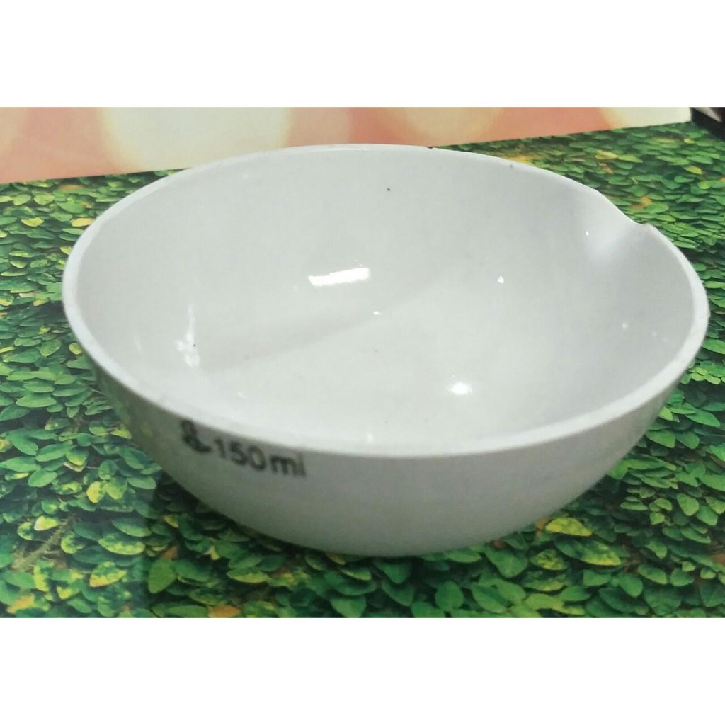 Jual Cawan penguap 150ml 150 ml evaporating dish porcelain porselen ...