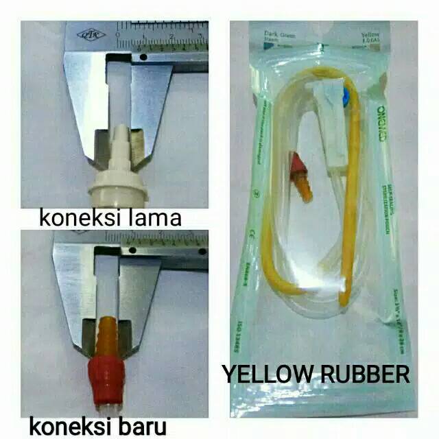 Jual SELANG ENEMA RUBBER UJUNG KUNING Indonesia|Shopee Indonesia