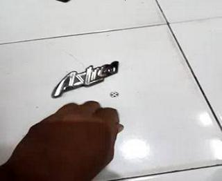 Jual emblem decal dasi dada clip ori honda astrea grand legenda ...