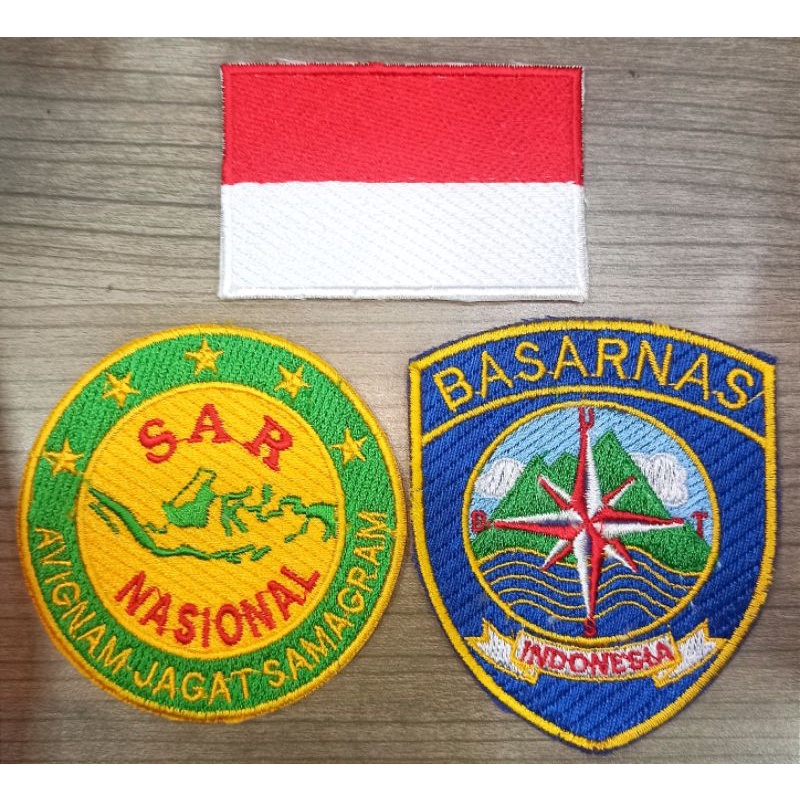 Jual Patch bordir logo Basarnas SAR Nasional | Shopee Indonesia