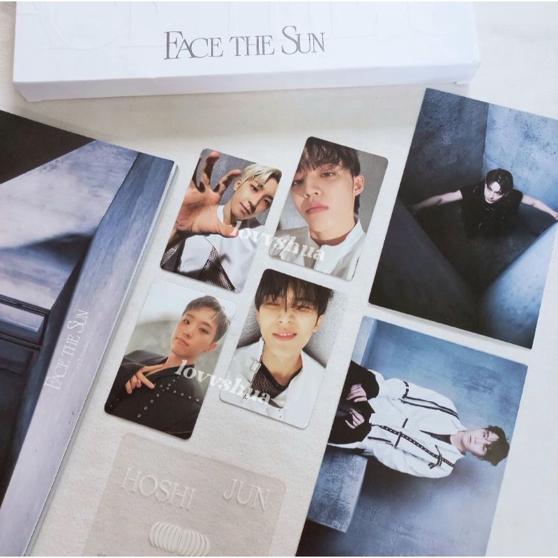 Jual seventeen face the sun shadow ver photocard pc mingyu hoshi scoups ...