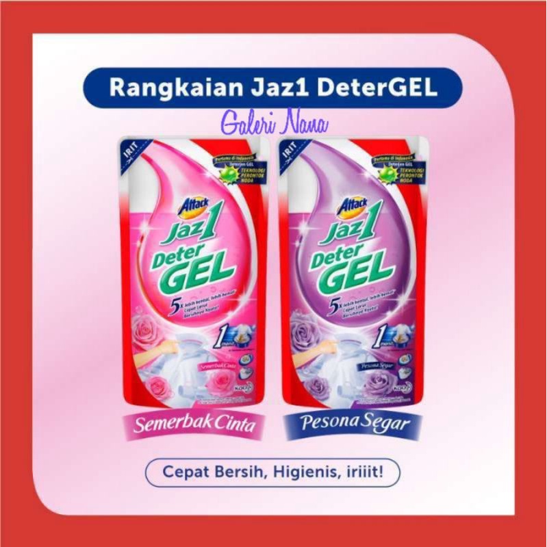 Jual Attack Jaz 1 Deter Gel 750ml | Shopee Indonesia