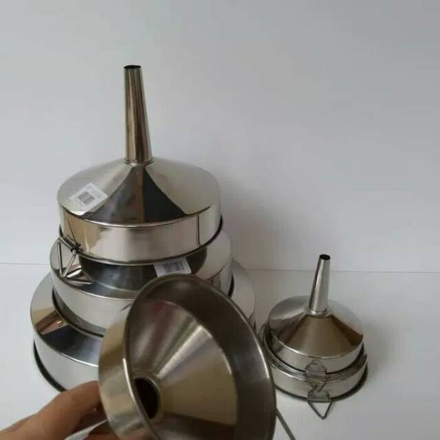 Jual CORONG STAINLESS STEEL SERBAGUNA 30CM CORONG30CM Indonesia|Shopee ...