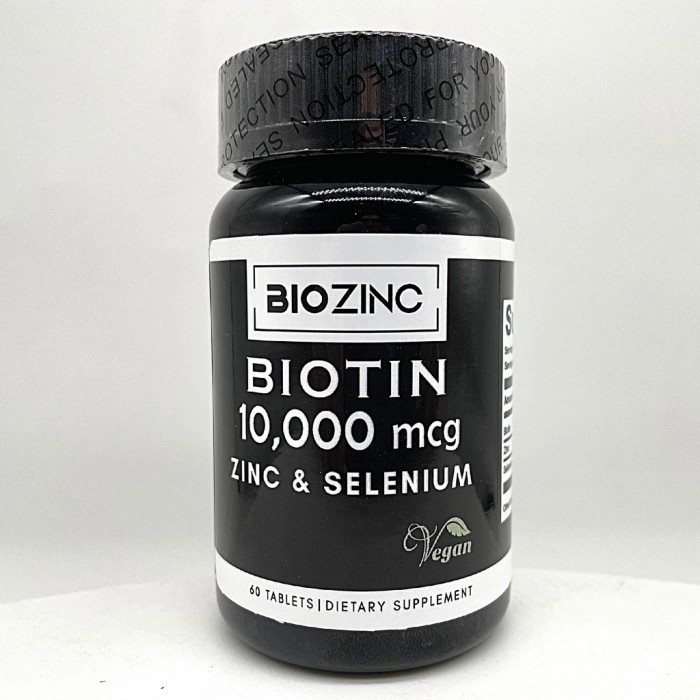 Jual BIOZINC (BIOTIN 10.000mg + zinc dan selenium) 60 tabs Penumbuh ...