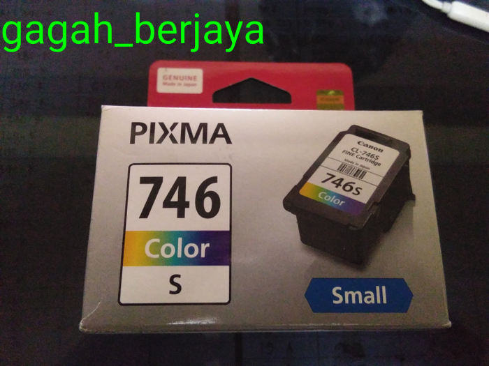 Jual tinta cartridge canon 746 colour small original Indonesia|Shopee ...