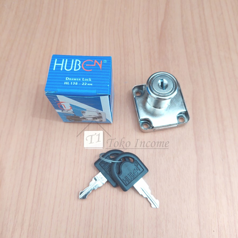 Jual Kunci Laci Huben Padat HL 138 - 22 Pintu Lemari Laci Drawer Lock | Shopee Indonesia