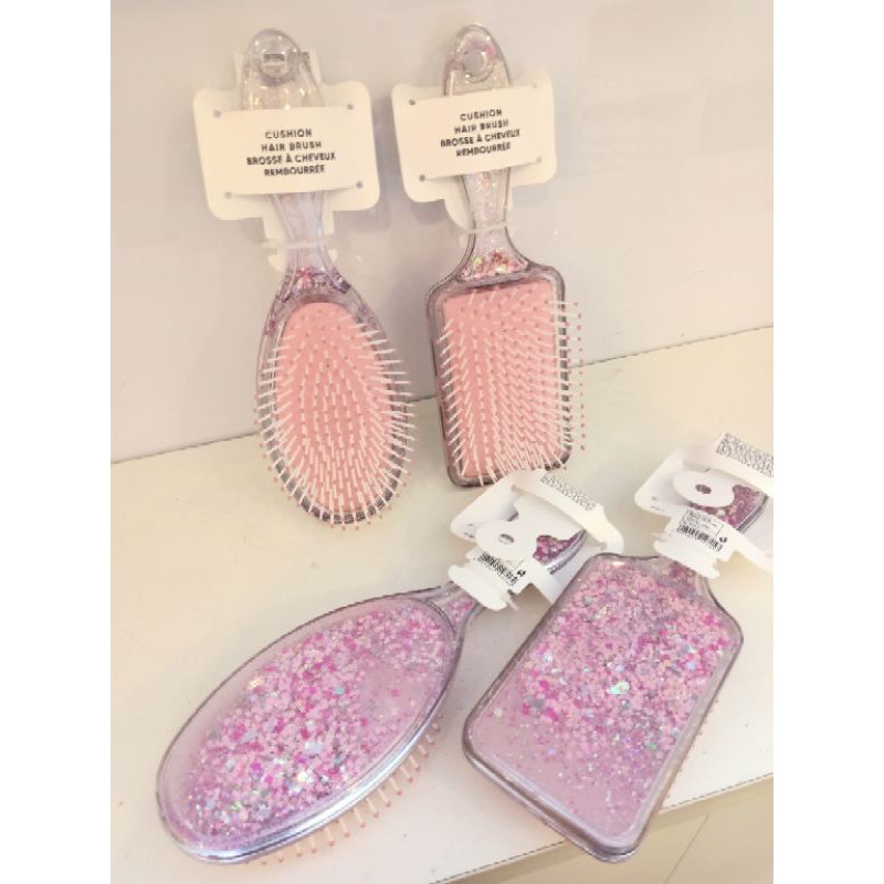 Jual miniso cushion hair brush sisir glitter miniso sisir warna gradasi ...