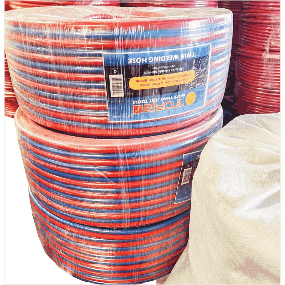 Jual TORA Selang Las Double 100 Meter 1/4 x 3/8 Inch - Twin Welding ...