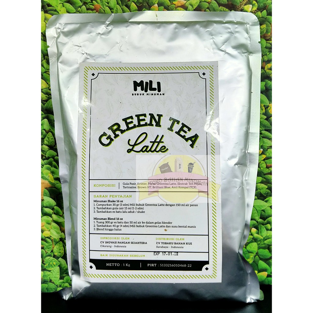 Jual Bubuk Minuman Mili GREEN TEA / MATCHA 1 kg (Drink Powder / Serbuk ... Jual Bubuk Minuman Mili GREEN TEA / MATCHA 1 kg (Drink Powder / Serbuk ...