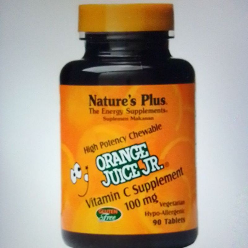 Jual natures plus orange juice jr 100mg isi 90 kapsul | Shopee Indonesia