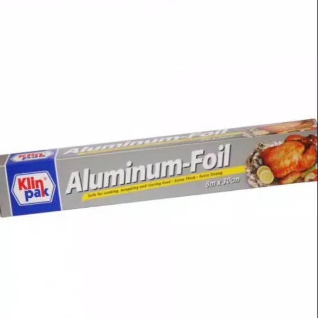 Jual KLIN PAK pembungkus ALUMUNIUM FOIL BOX 8M x 30CM | Shopee Indonesia