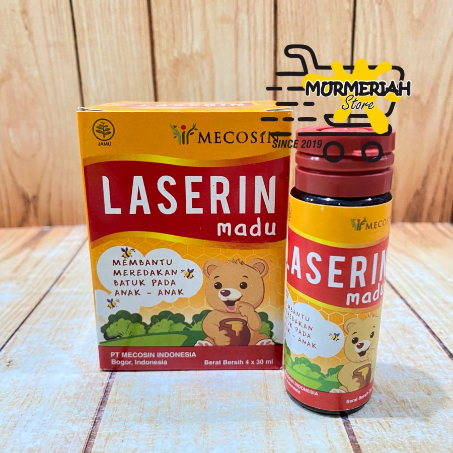 Jual LASERIN MADU Sirup 30 ml - Obat Batuk & Tenggorokan Herbal Anak ...