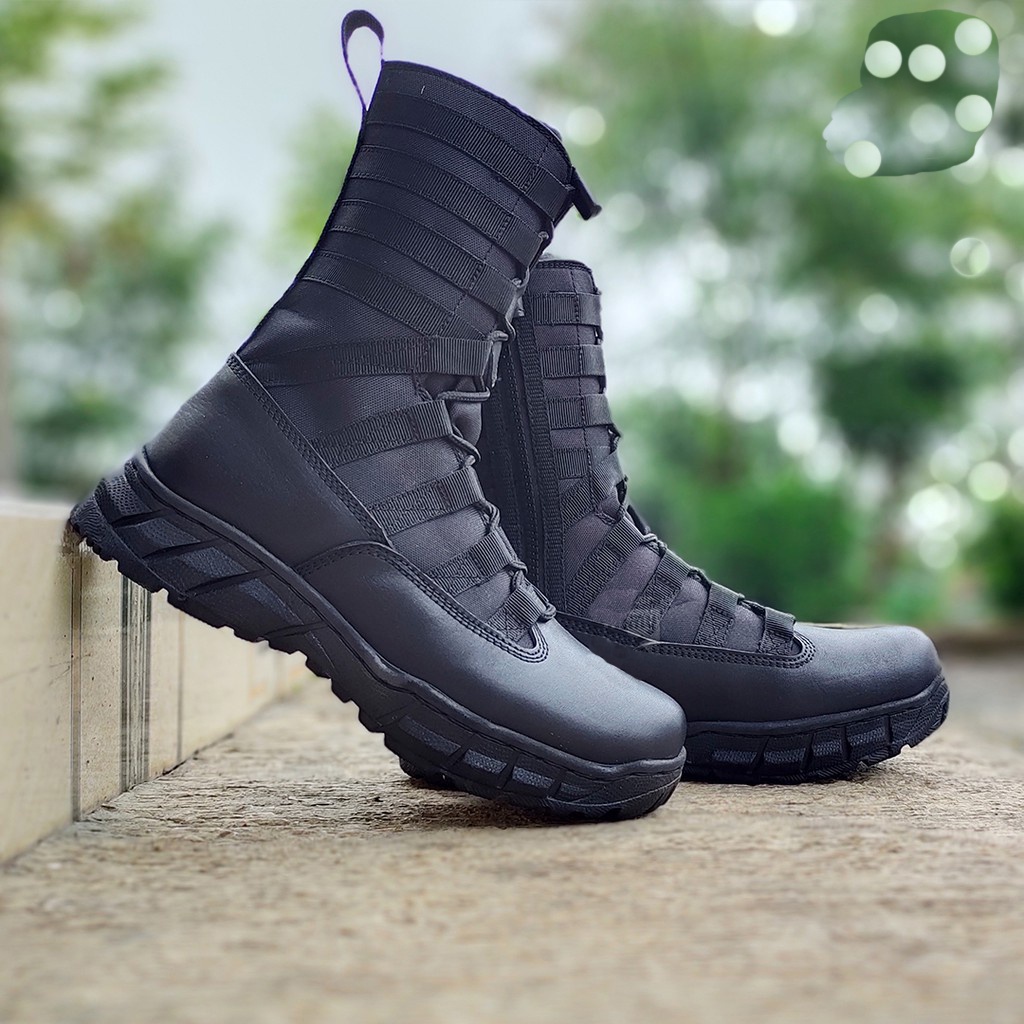 Jual Sepatu PDL Ninja ARBOO Titan M2 TNI POLRI Tactical Boots Safety ...