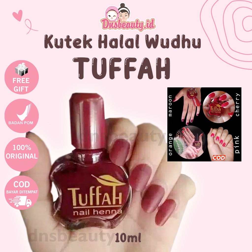 Jual TUFFAH KUTEK HALAL WUDHU 10ML / TUFFAH KUTEK MUSLIMAH HALAL / NAIL ...