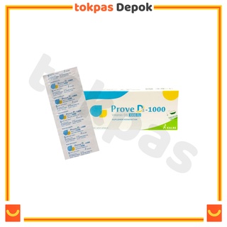 Jual Prove D3 1000 IU Kalbe - Vitamin D3 Box 30 Tablet/Strip 10 Tablet ...