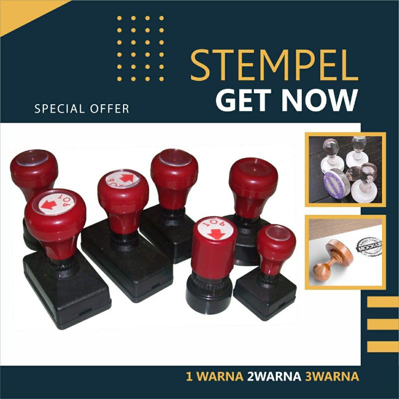 Jual Stempel Otomatis Design Custom Suka-suka | Cap Stampel Nama Logo ...