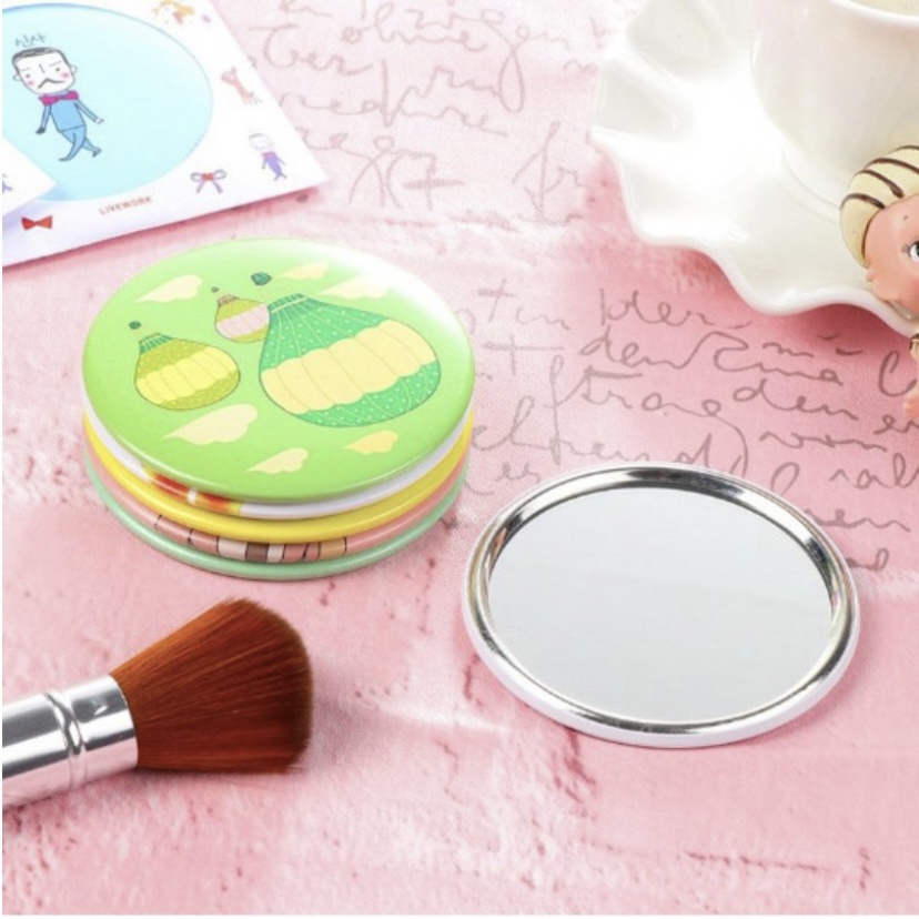 Jual Cermin Kaca Make Up Dandan Mini Cermin Souvenir | Shopee Indonesia