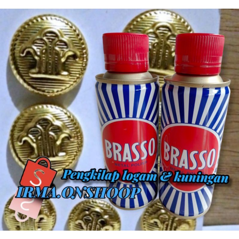 Jual Brasso Metal Polish Pengkilap Logam Dan Kuningan 200ML | Shopee Indonesia
