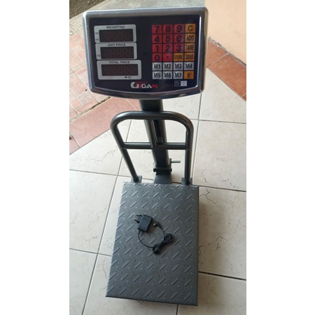 Jual Timbangan Duduk Digital Lantai Barang Gigan 150kg | Shopee Indonesia