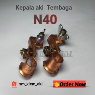 Jual Kepala aki Klem accu Mobil Terminal Aki kecil N40 | Shopee Indonesia