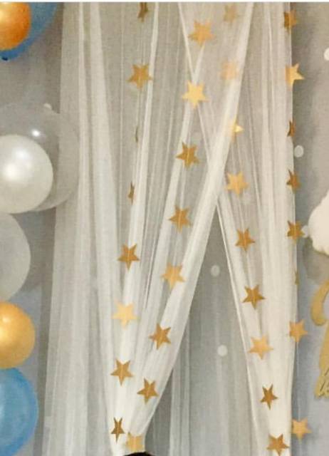 Bunting flag / banner / star banner / star garland / banner bintang ...