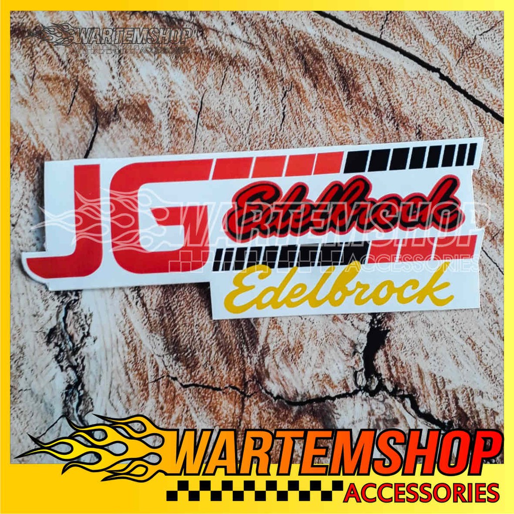 Jual STICKER JG EDELBROCK | Shopee Indonesia