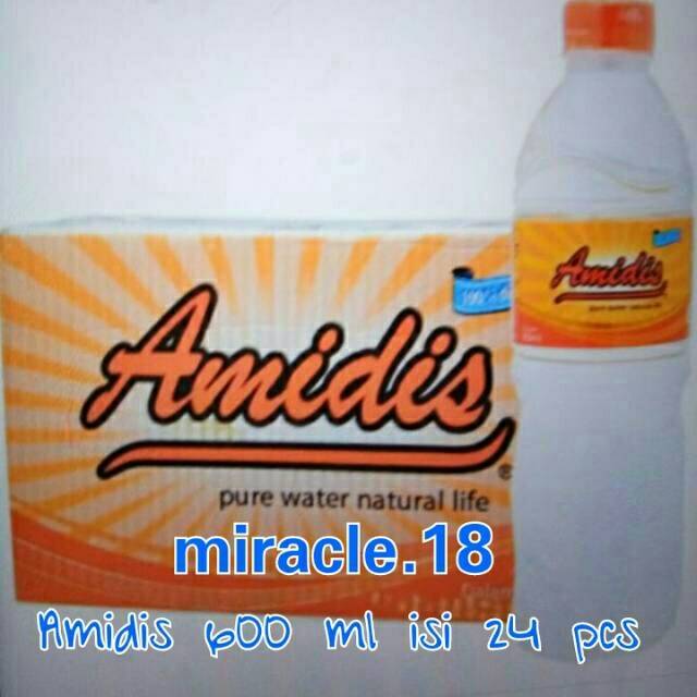 Amidis 600 ml 1dus isi 24 botol / air minum amidis | Shopee Indonesia