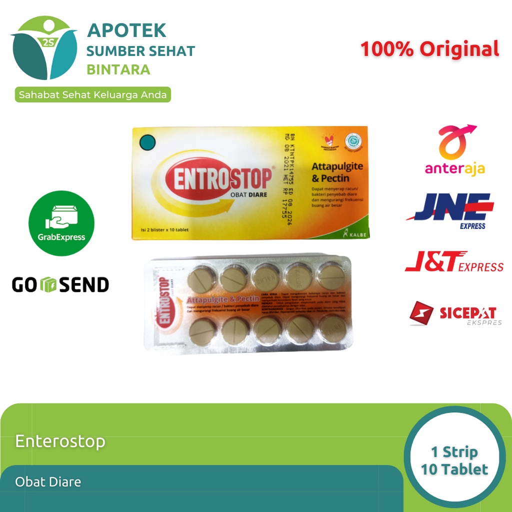 Jual Neo Entrostop Obat Diare 1 Strip 10 Tablet | Shopee Indonesia