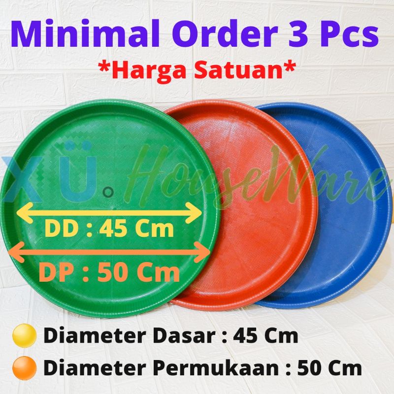 Jual Tampah Besar / 45cm / Tampah Plastik Besar Warna warni / Serbaguna ...
