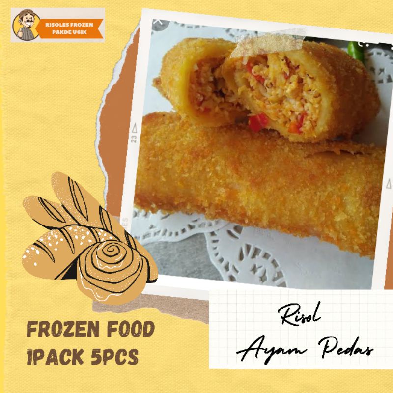 Jual RISOLES AYAM PEDAS FROZEN | Shopee Indonesia