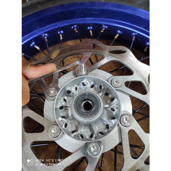 Jual baut stainless piringan cakram depan KLX D tracker model JFL | Shopee Indonesia