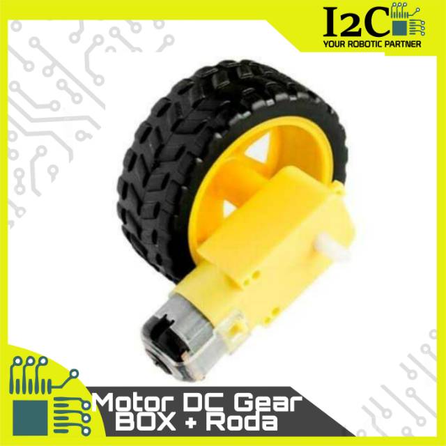 Jual Motor DC Gear Box + Roda ARDUINO | Shopee Indonesia