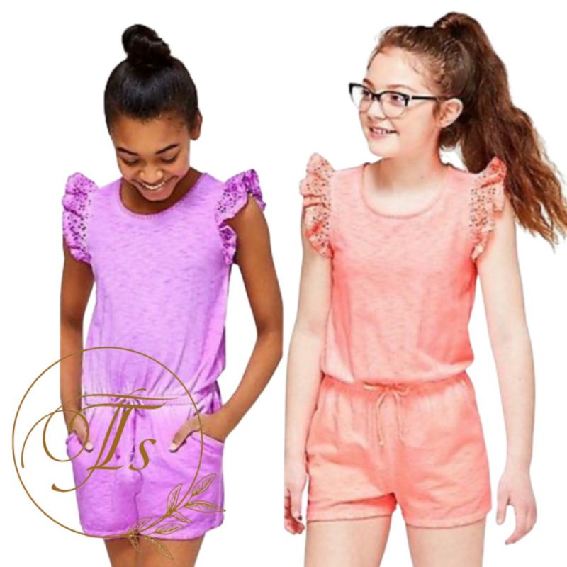 Jual JUSTICE - Jumpsuit Tie Dye anak. Sisa Ekspor | Shopee Indonesia