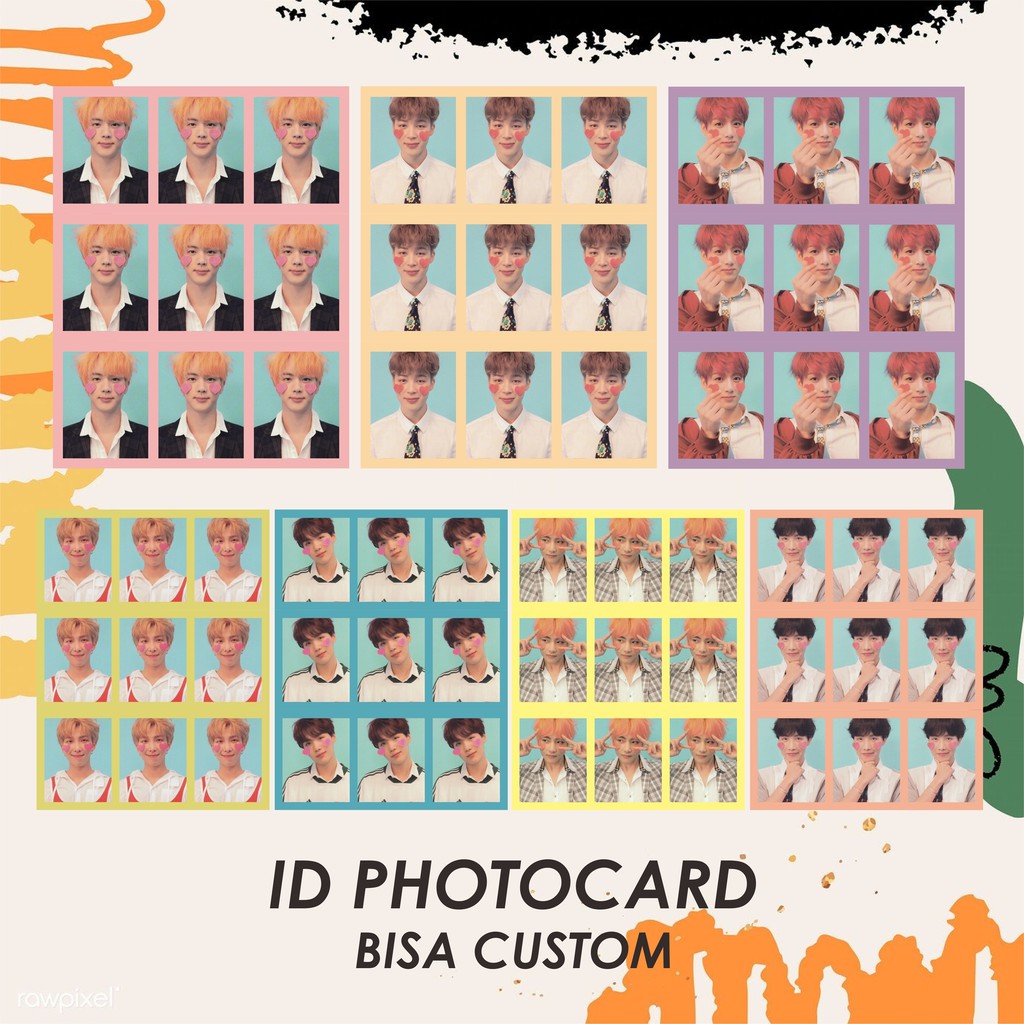 ID PHOTOCARD BISA CUSTOM 10.000/8pcs (MOHON BACA DESKRIPSI) | Shopee ...