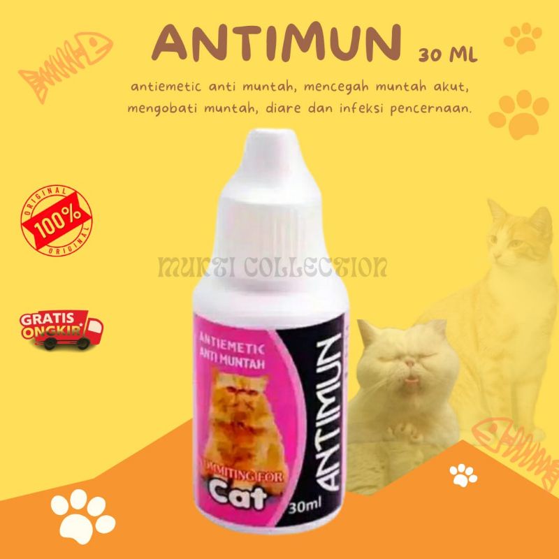 Jual Obat Anti Muntah Kucing Tetes Antimun 30 ml | Shopee Indonesia