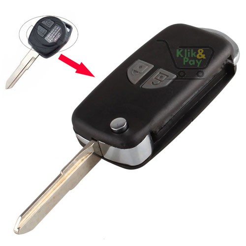 Jual (DENGAN TOMBOL KARET) Casing Flipkey Suzuki Swift, Ertiga, Karimun ...